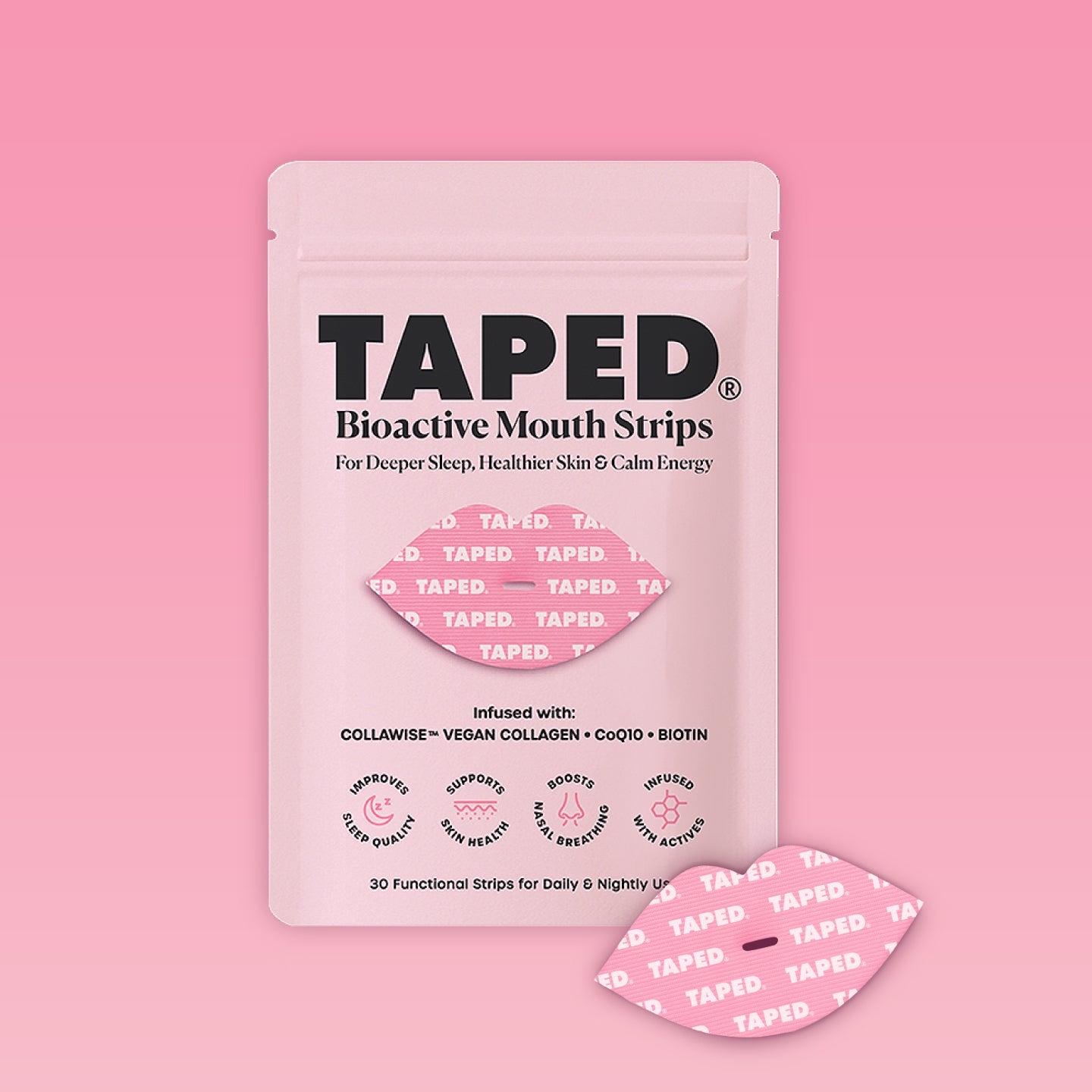 Infused Mouth Tape for Sleep, Skin & Energy – Bello Brand